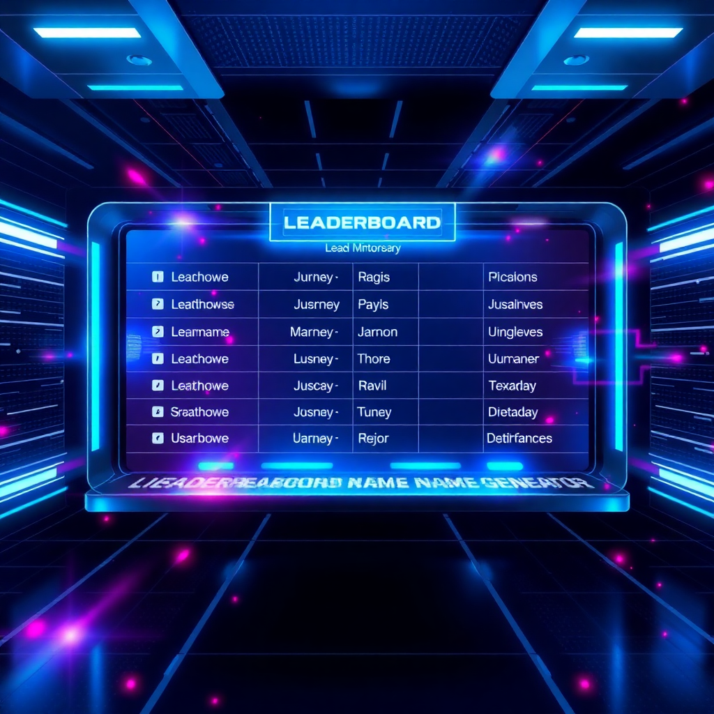 Leaderboard Name Generator - AppWizr