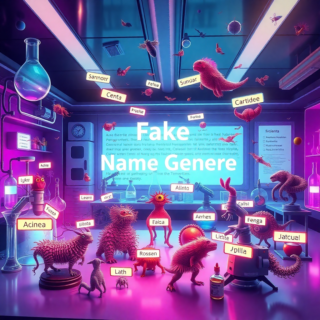 Fake Scientific Name Generator - AppWizr