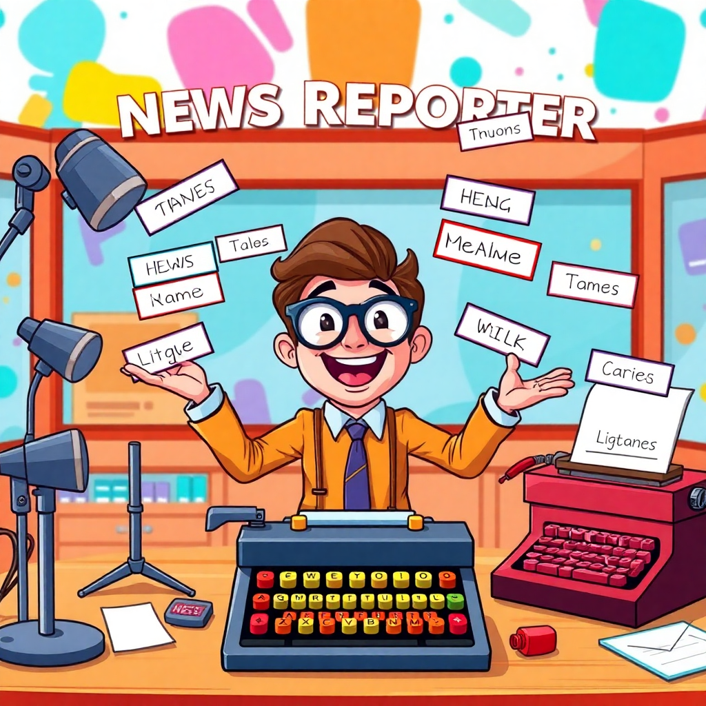 Funny News Reporter Name Generator - AppWizr
