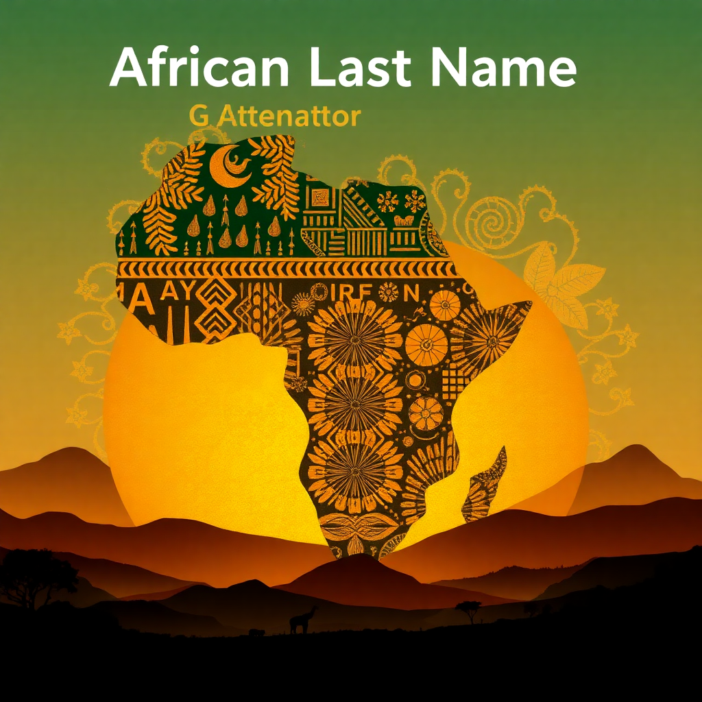 African Last Name Generator - AppWizr