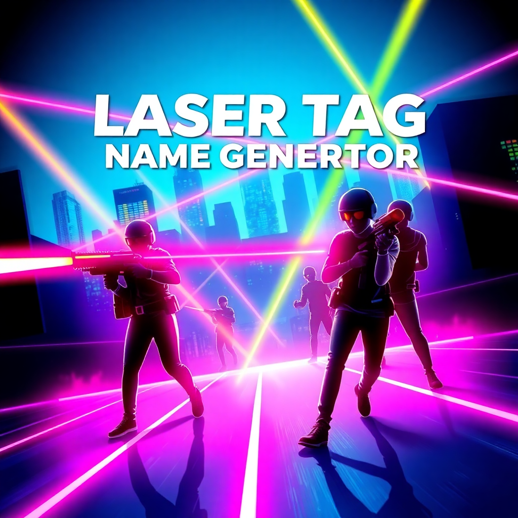 Laser Tag Name Generator - AppWizr