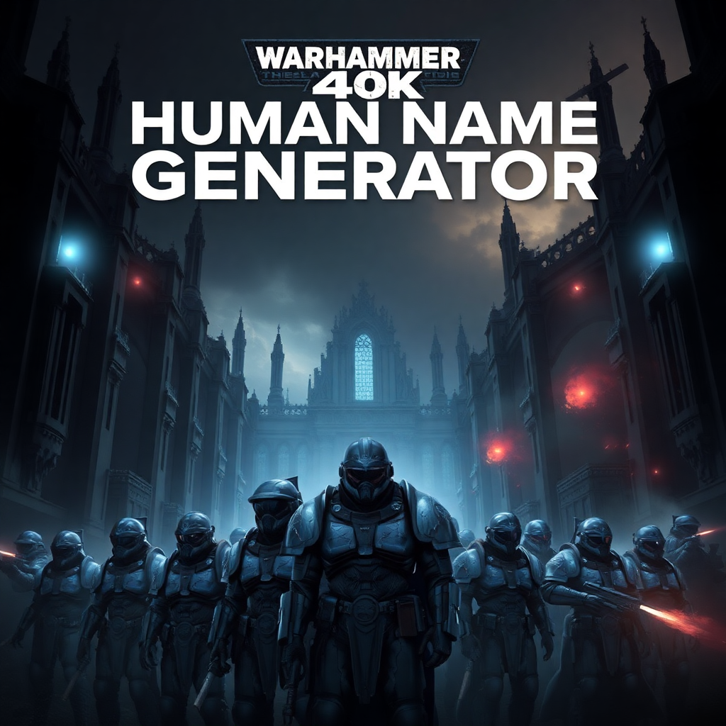 Warhammer 40k Human Name Generator - AppWizr