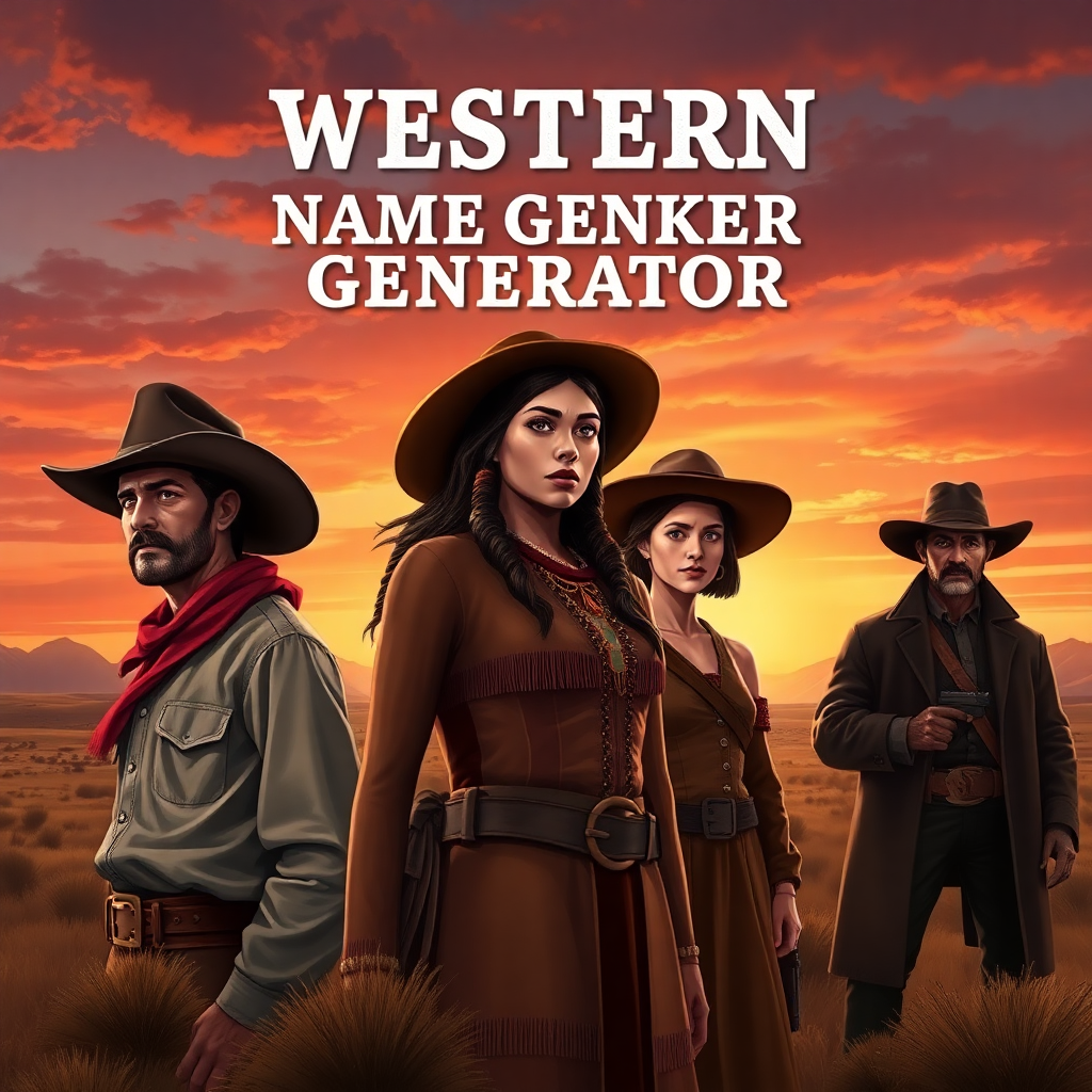 Western Character Name Generator - AppWizr