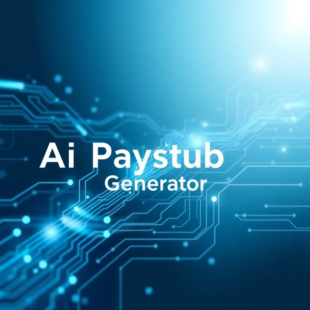 Ai Paystub Generator - AppWizr