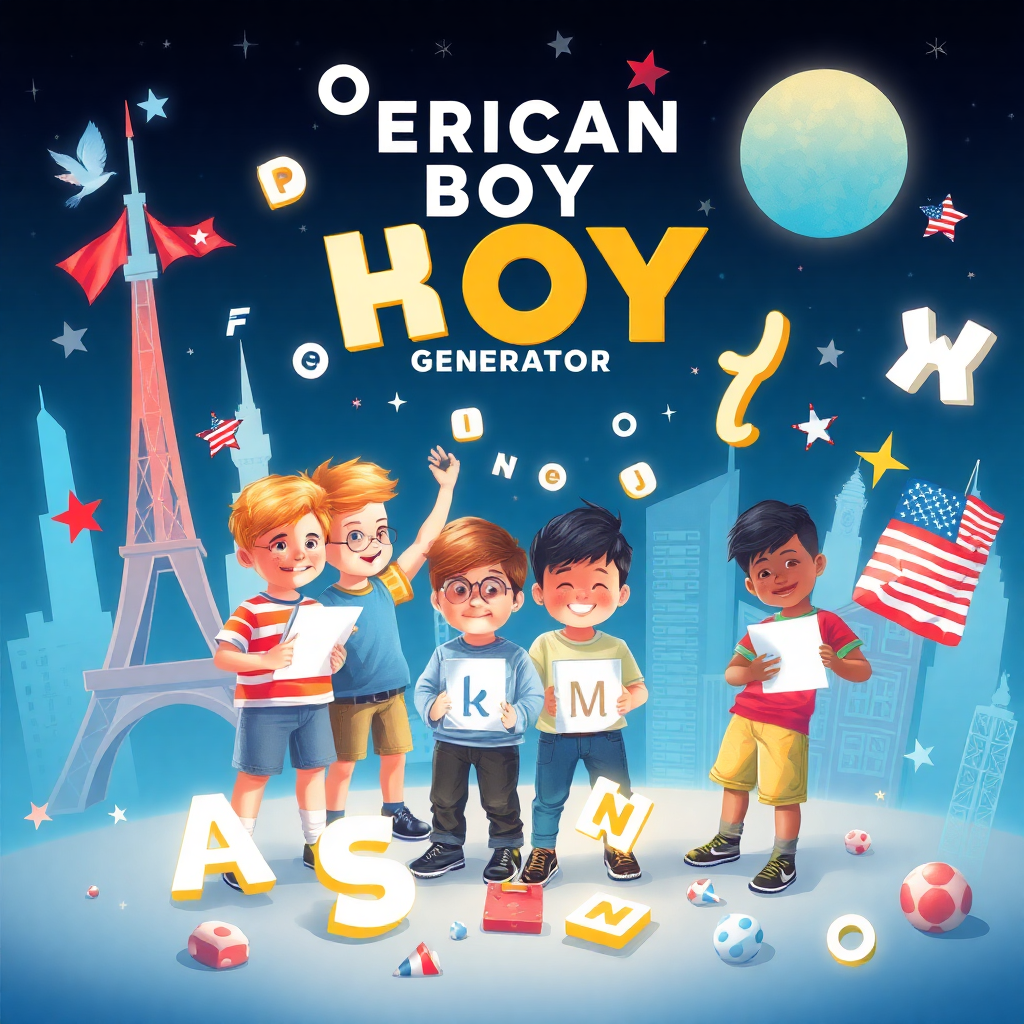 American Boy Name Generator - AppWizr