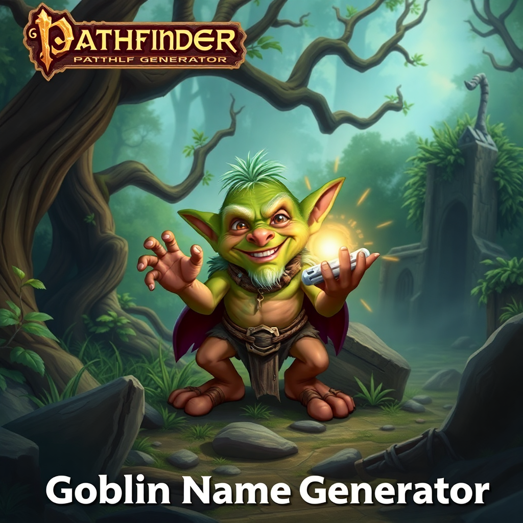 Goblin Name Generator Pathfinder - AppWizr