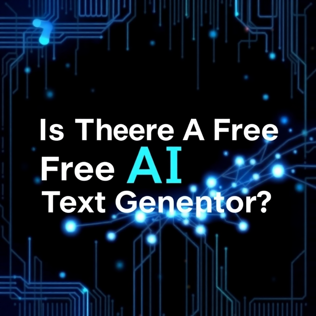Is There A Free Ai Text Generator - AppWizr