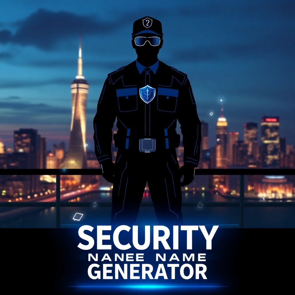 Security Guard Name Generator - AppWizr