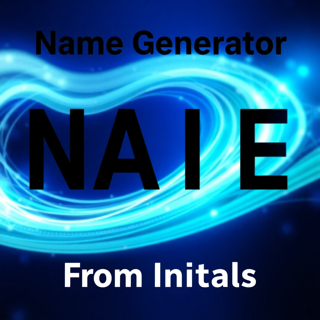 Name Generator From Initials - AppWizr